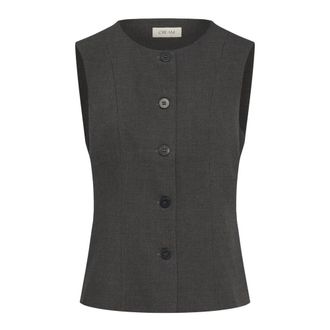 Cream Crbulp Strickweste - - Jackets - Damen - Grau - S