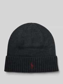 Polo Ralph Lauren Beanie aus Wolle mit Label-Stitching