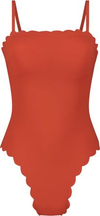 Hunkemöller Hunkemöller Badeanzug Bandeau Scallop - red - 44