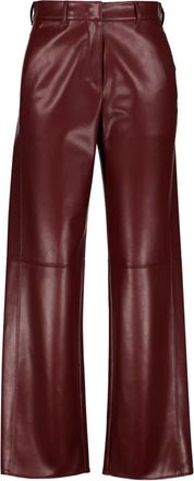 Max Mara Sospiro Lederhose - - Trousers - Damen - Rot - S