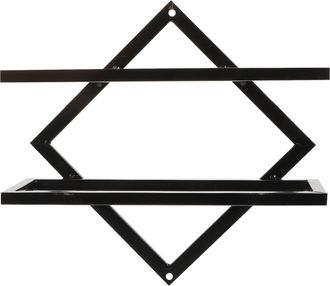 NUOBESTY Multifunktionaler Weinflaschenhalter aus Eisen Sturzsicheres Wandregal Stabiler Weinst&auml;nder f&uuml;r Wohnzimmer Bar und Restaurant