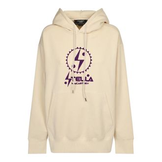Stella McCartney Logo Hoodie - - Sweatshirts & Hoodies - Damen - Beige - 2XS