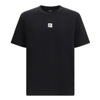 Balmain Femme, Tops, Noir, Taille: 44 FR Loose SS T-Shirt