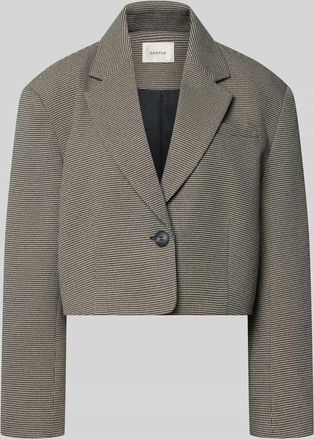 Gestuz Cropped Blazer mit Umlegekragen Modell Casia