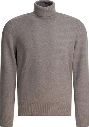 Brunello Cucinelli Homme, Pulls, Beige, Taille: L Pull à col roulé