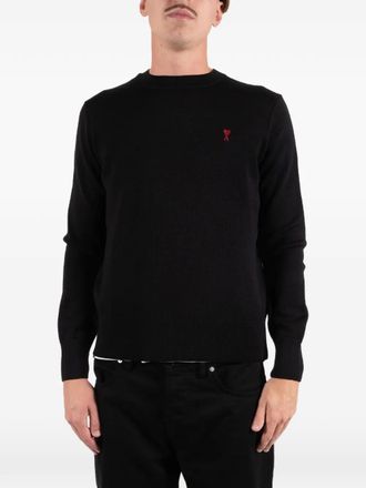Ami pull &agrave; logo Ami de Coeur - Noir