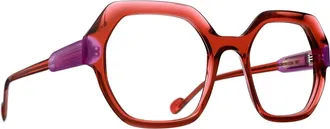Caroline Abram unisex, Accessoires, Rouge, Taille: 50 MM Rebecca Monture Optique
