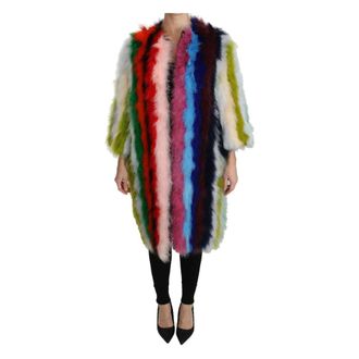 Dolce & Gabbana Femme, Manteaux, Multicolore, Taille: 40 FR Veste manteau long