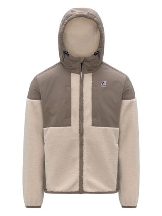 K-Way Fleecejacke mit Kapuze - Nude