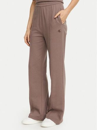 Calvin Klein Jeans Jogginghose Monogram LV047H220G Dunkelbeige Regular Fit