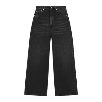 Ganni Femme, Jeans, Noir, Taille: W27 Jean Baggy en Denim