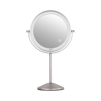 Haepi Bella - Miroir beaut&eacute; avec &eacute;clairage Puissant, Rechargeable, Compact, grossissant x10, Double-Face
