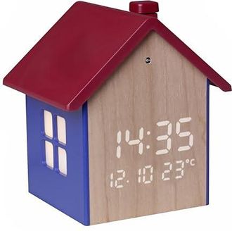 TFA Dostmann R&eacute;veil num&eacute;rique Maison Enfants, 60.2046.06, Heure/Date/temp&eacute;rature int&eacute;rieure, avec Fonction veilleuse, id&eacute;al dans Le Couloir/lentr&eacute;e/la Chambre denf