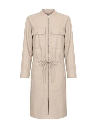 Pinko Robe Au Genou - Argent