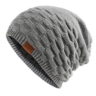 Generic Chapeau tricot&eacute; en laine chaude faite &agrave; la main pour femme - Coupe-vent - Chapeau de trappeur pour femme, GY2., Taille unique