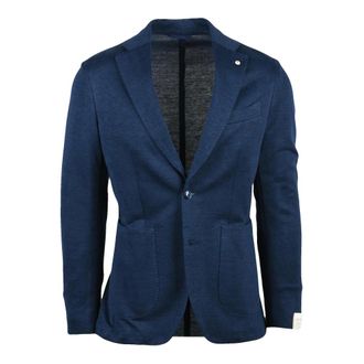 L.B.M. 1911 L.b.m. 1911, Homme, Vestes, Bleu, Taille: M Giacca Stondata