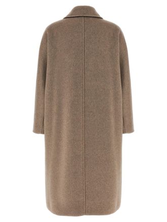 Max Mara Womens Beige Cashmere Coat Clothing
