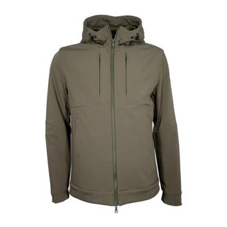 Paul & Shark Vielseitige Softshell Jacke Gr&uuml;n Milit&auml;r Stil - - Jackets - Herren - Gr&uuml;n - L