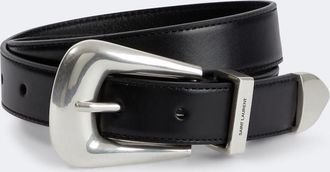 Saint Laurent G&uuml;rtel Folk aus Leder