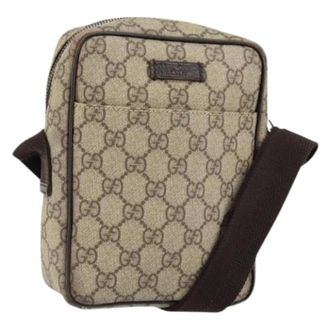 Gucci Sac bandouli&egrave;re en plastique Pre-owned - Femme - Pre-owned - Beige - Taille: ONE Size
