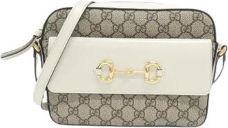 Gucci Sac bandouli&egrave;re vintage Pre-owned - Femme - Pre-owned - Blanc - Taille: ONE Size