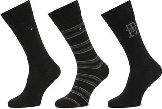 Tommy Hilfiger Lange Socken 701241159 Schwarz