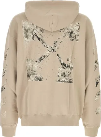 Off-white String Sweatshirt - Beige