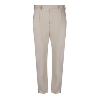 Pantaloni Torino Wei&szlig;e Baumwollmischung Straight Leg Hose - - Trousers - Herren - Beige - S