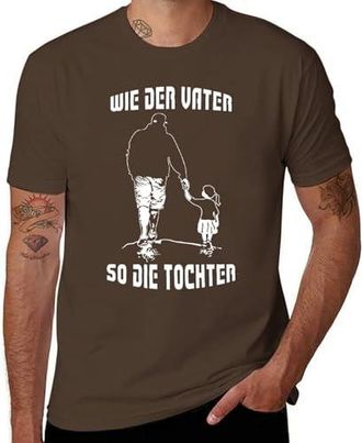 Generic T-shirt Wie Der Vater So Die Tochter M&auml;nner und Herren | Freundschaft Papa Kind Vatertag Familie, Style caf&eacute; fonc&eacute;, M