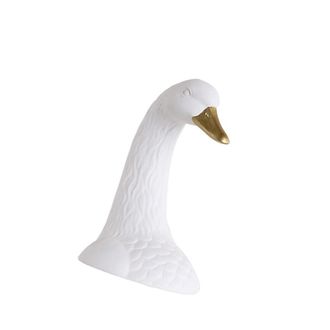 TOPBATHY Nordic Keramikvase Schwanenkopf-Design Wei&szlig;e Dekoration F&uuml;r Fenster F&uuml;r Blumenarrangements Und Kreative Wohnaccessoires Langlebig Und Stilvoll