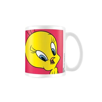 Looney Tunes Kaffee-/Teetasse aus Keramik mit Looney-Tunes-Motiv (Modell: Tweety) von Pyramid International, in offizieller Box, mehrfarbig, 315 ml