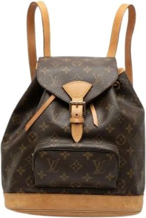 Louis Vuitton Pre-owned Montsouris PM Rucksack - - Pre-owned - Damen - Braun - ONE SIZE