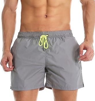 Generic Short de plage pour homme - Grande taille - Loisirs - Couleur - Sport - Dinosaure - Solide - &Eacute;t&eacute; - Plage pour homme - Pantalon de vacances - Coupe r&eacute;g