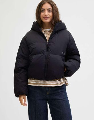 Jack & Jones Steppjacke in Schwarz