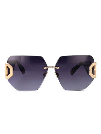 Philipp Plein Eyewear SPP1330300 ROSE GOLD BLUE - Noir
