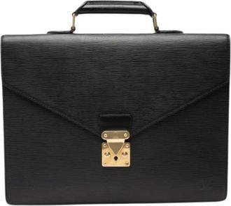 Louis Vuitton Pre-owned Serviette Conseiller Briefcase - Femme - Pre-owned - Noir - Taille: ONE Size