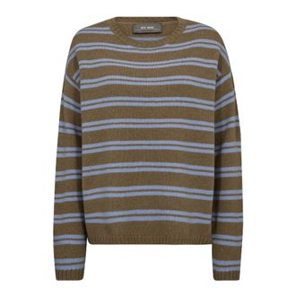 Mos Mosh MOS Mosh, Femme, Pulls, Multicolore, Taille: 42 FR MMKhai Two Stripe Knit