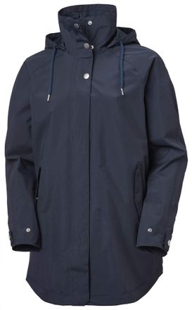Helly Hansen Damen Valentia regnjakke Damen Regenjacke, Navy, L EU