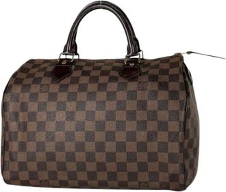 Louis Vuitton Sac &agrave; main vintage Damier Canvas doccasion - Femme - Pre-owned - Brun - Taille: ONE Size