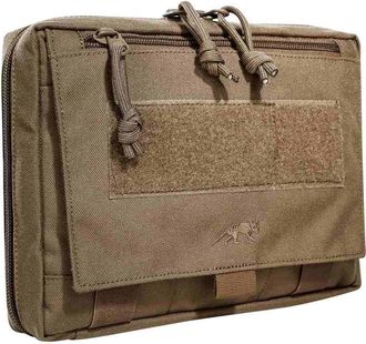 Tasmanian Tiger TT EDC Pouch Molle-kompatible Rucksack Organizer Zusatz-Tasche für Werkzeug und Medic Erste Hilfe Set mit Patch-Fläche (Coyote Brown)