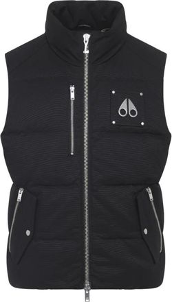Moose Knuckles Homme, Vestes, Noir, Taille: XL Gilet Noir &Eacute;l&eacute;gant et Chaud