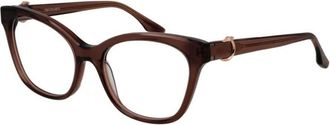 Trussardi Femme, Accessoires, Brun, Taille: ONE Size Elegant Rectangular Lunettes Frame