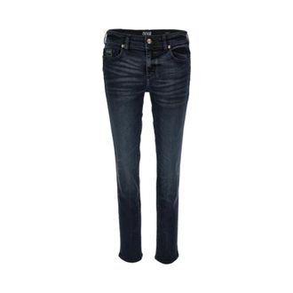Versace Femme, Jeans, Noir, Taille: W26 Jean cinq poches bleu fonc&eacute;