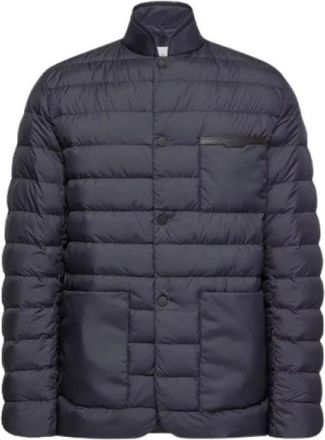 Moncler Homme, Vestes, Bleu, Taille: 2XL Kenai Mid-Length Down Jacket