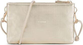 Expatrié Clutch Pour Femmes Or Marron - Emilie - Pochette Stylée Pour Mariage, Fête & Loisirs - Petit Sac à Bandoulière En Deux Couleurs - Crossbody Bag - Sang