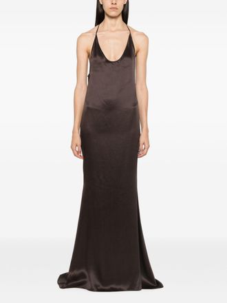 Tom Ford Womens Dress Silk Brown