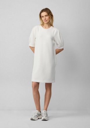 s.Oliver Minikleid Kleid Kurzes Scuba-Kleid mit Puff&auml;rmeln