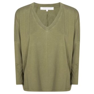 Absolut Cashmere Femme, Pulls, Vert, Taille: 38 FR Mitsy Scollo V ML Cotone