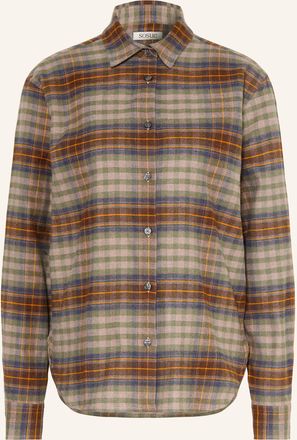SoSUE Sosue Hemdbluse Karoline Aus Flanell gruen