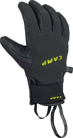 Camp Geko Ice Pro Schwarz, Primaloft Fingerhandschuh, Größe XL - Farbe Black